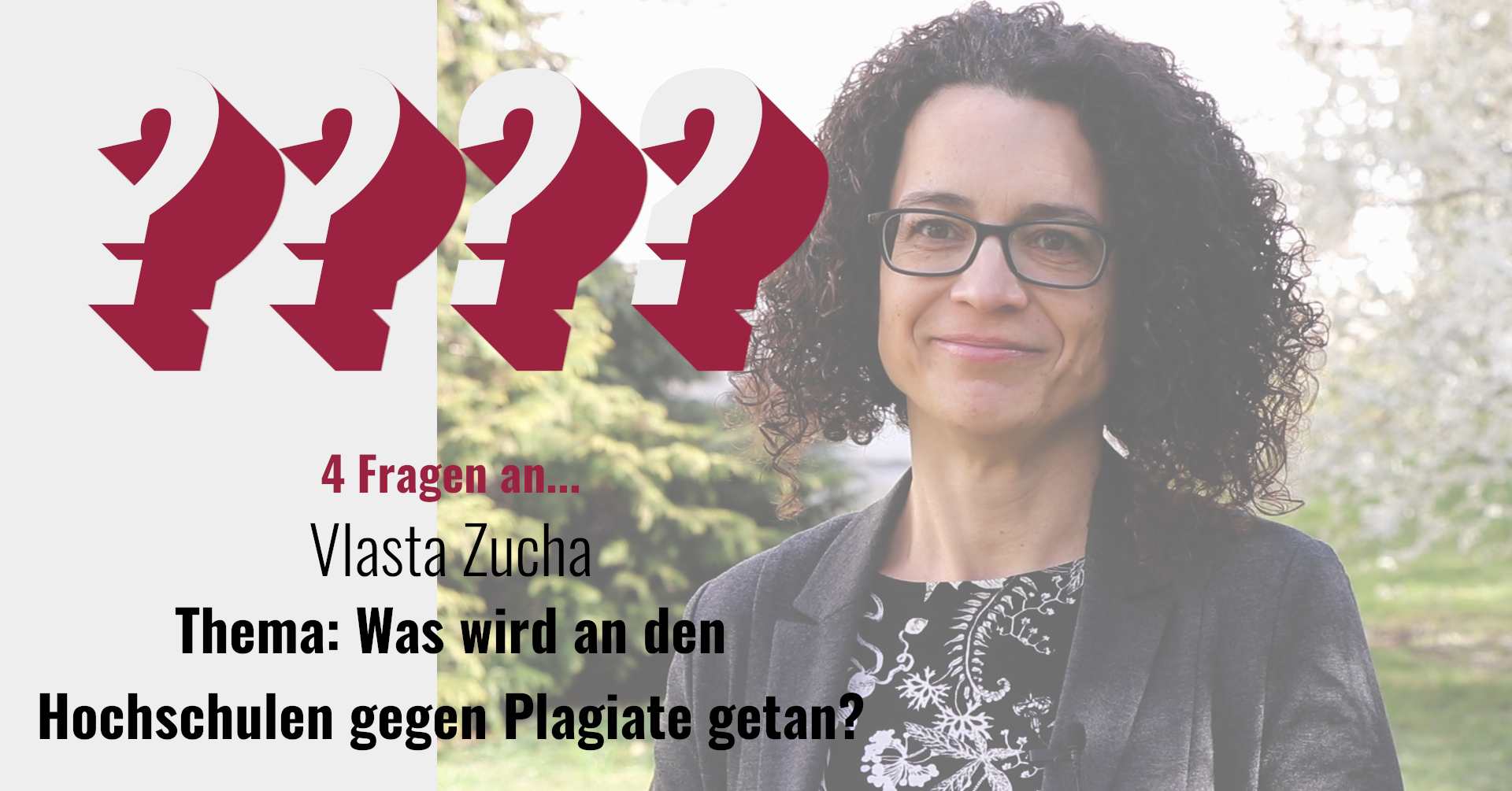 4 Fragen an... Vlasta Zucha